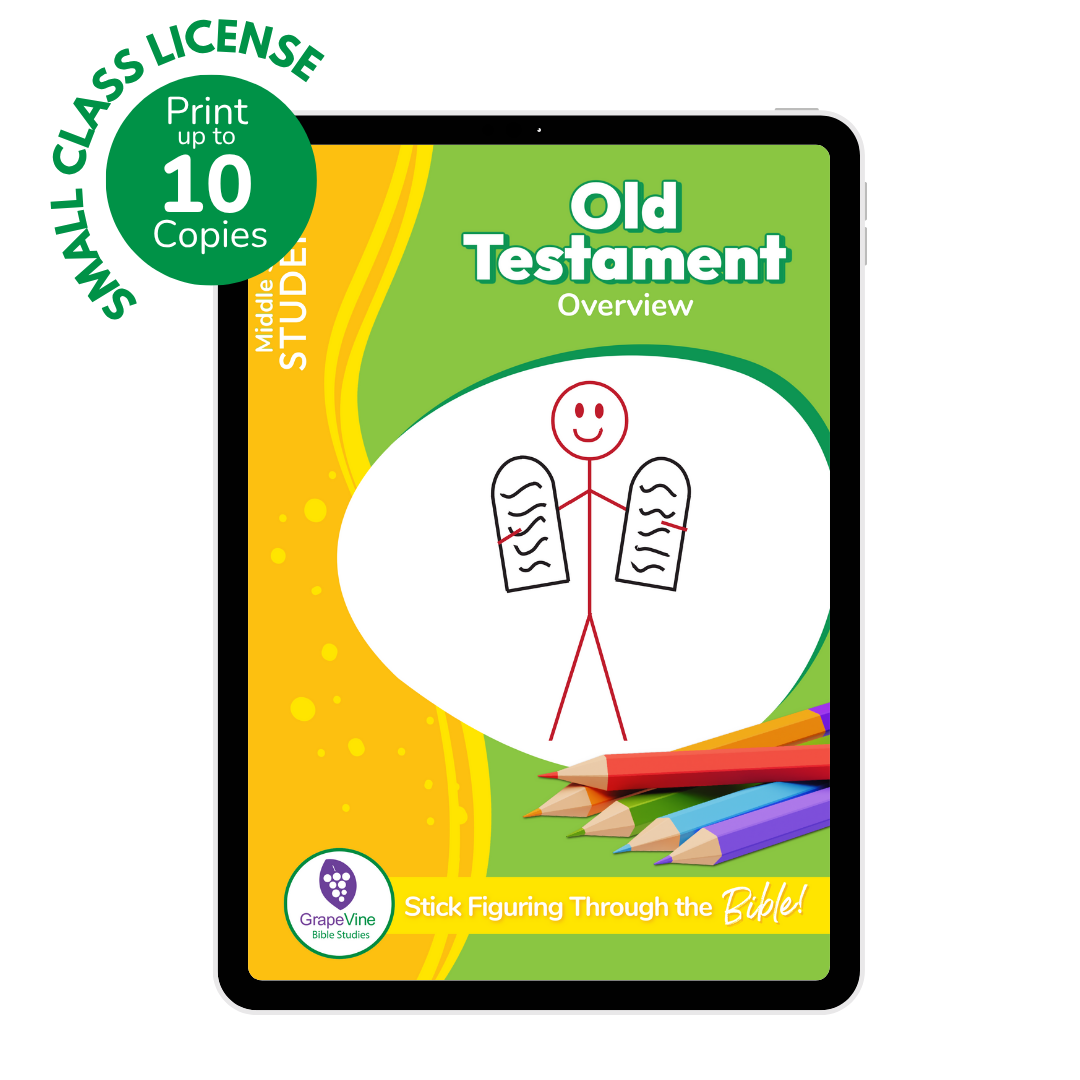 Old Testament Middle School Student eBook - Small Class – Grapevine Studies