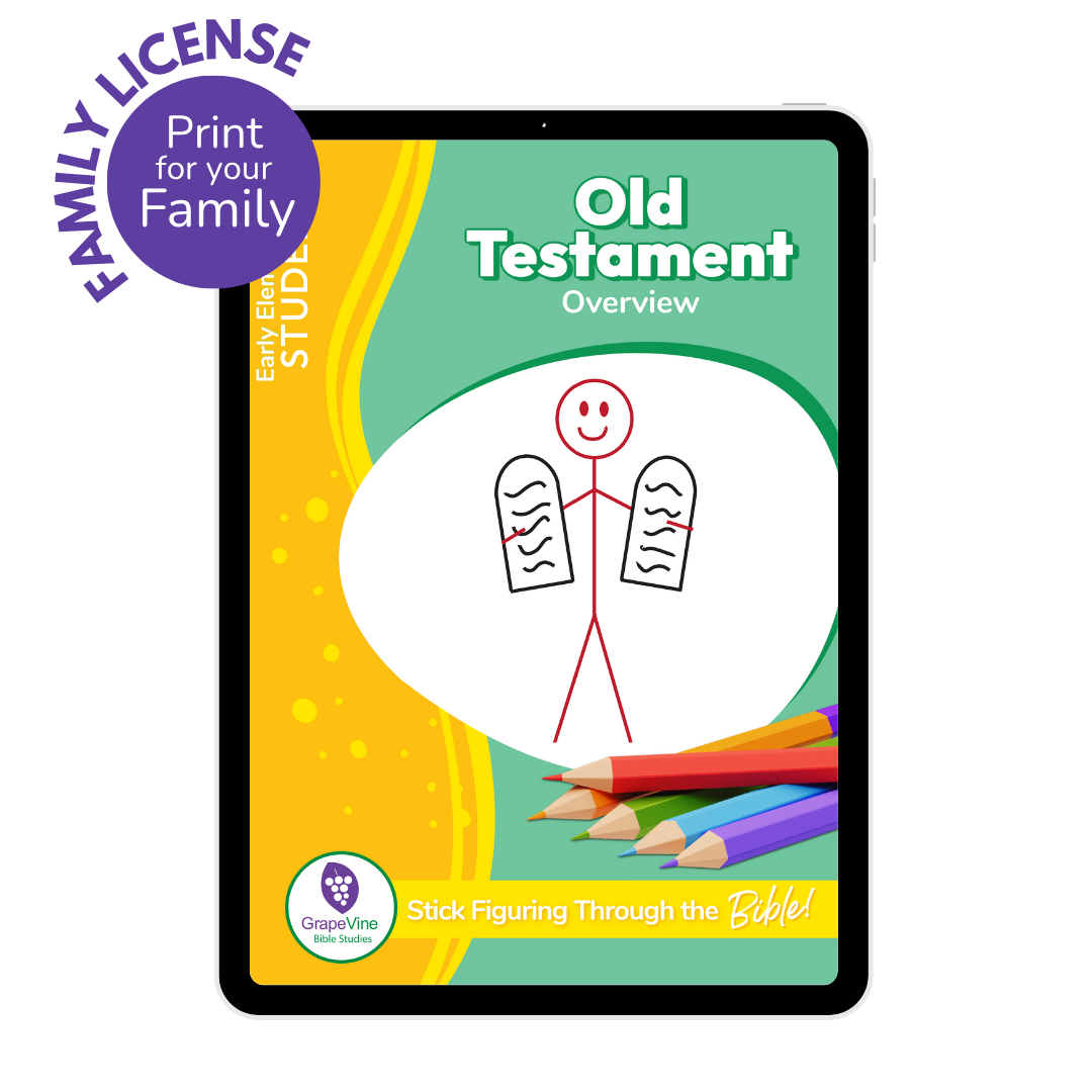 Old Testament - Grades 1-3 Student eBook - Family – Grapevine Studies