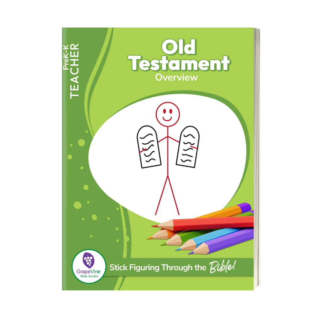 Old Testament PreK-K Teacher Printed Book – Grapevine Studies