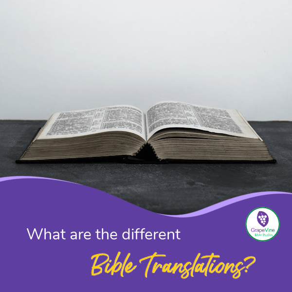 What are the Different Bible Translations? – Grapevine Studies