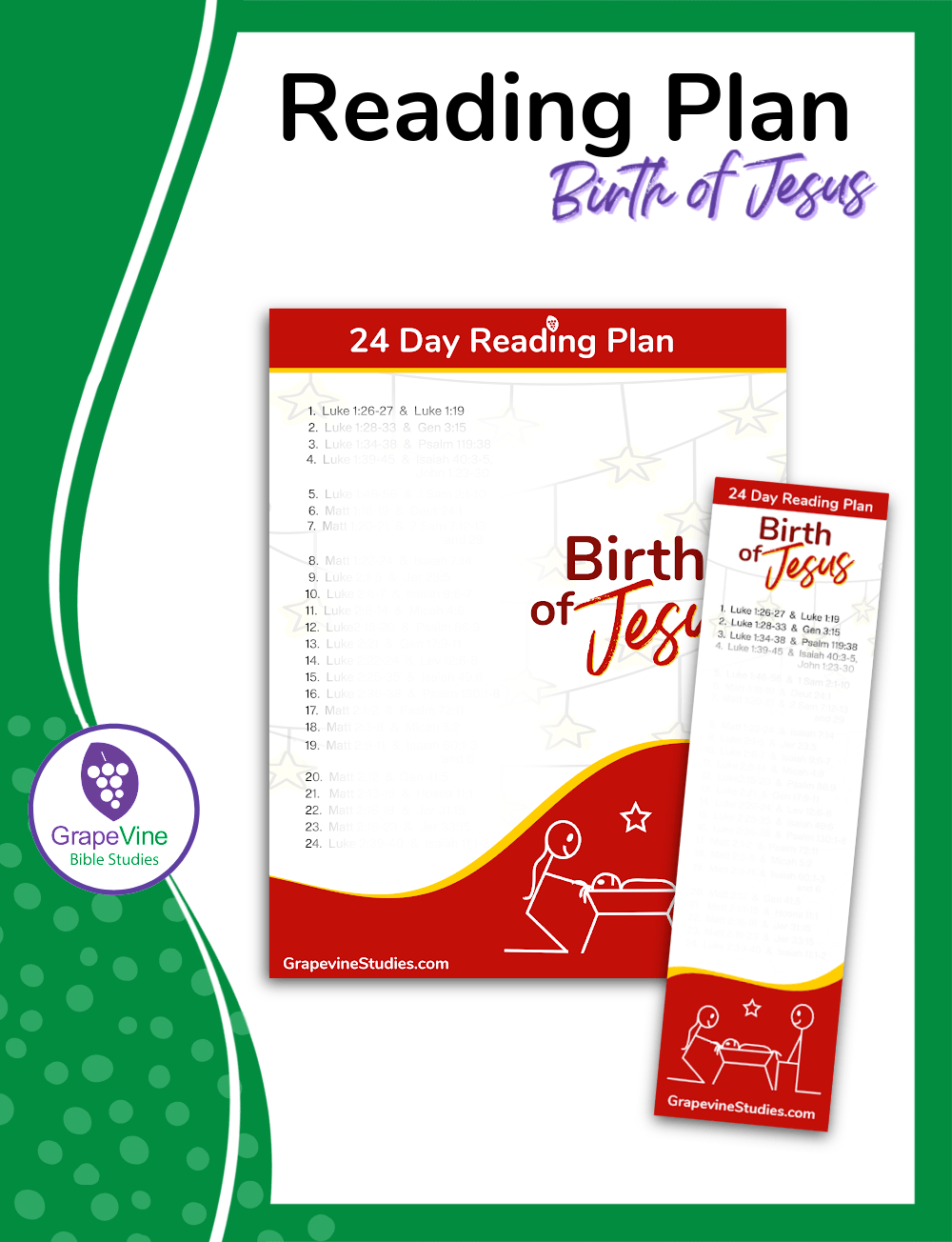 Birth of Jesus Reading Plan – Grapevine Studies