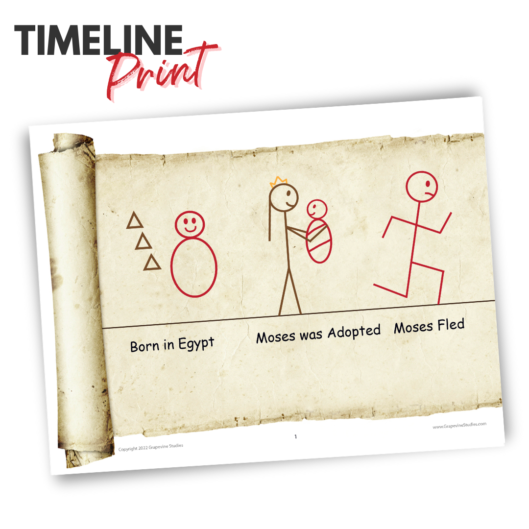 Moses & the Exodus Wall Timeline – Grapevine Studies